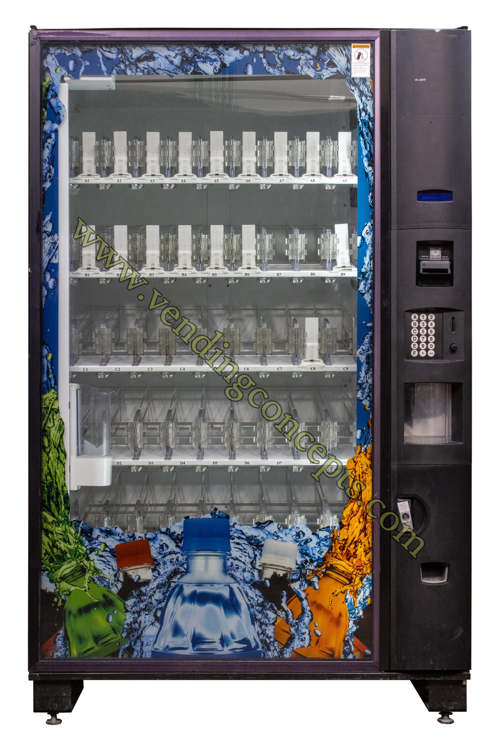 Dixie Narco Bevmax 5800-2 Bottle Splash - Vending Concepts
