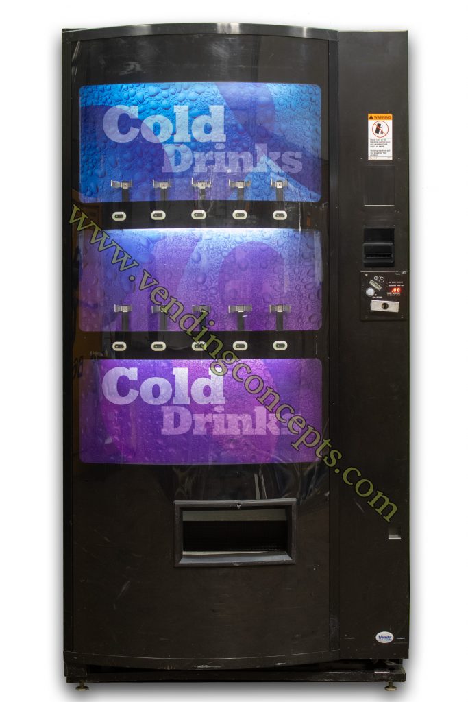 Vendo 721 Cold Drinks Live Display - Vending Concepts