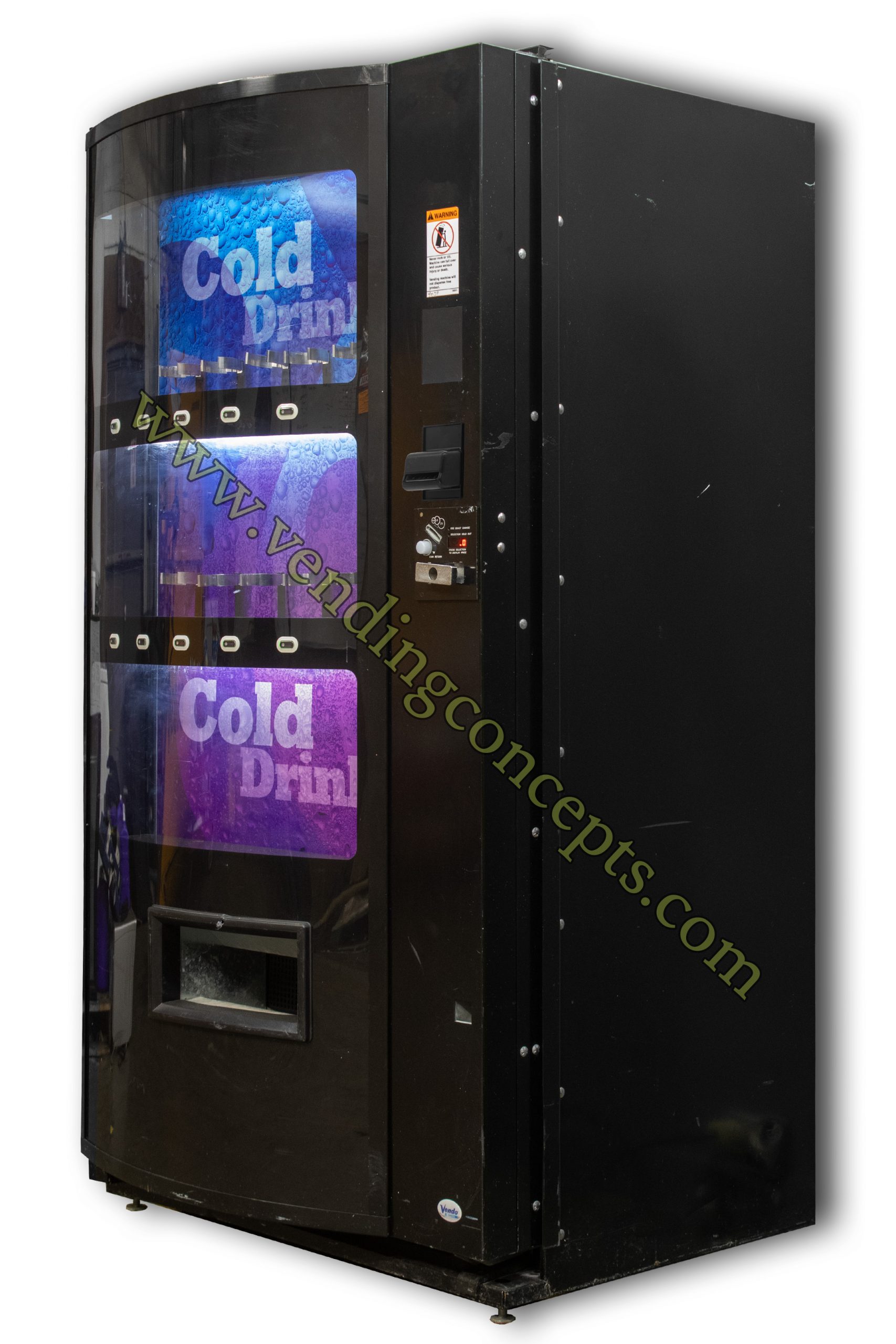 Vendo 721 Cold Drinks Live Display - Vending Concepts