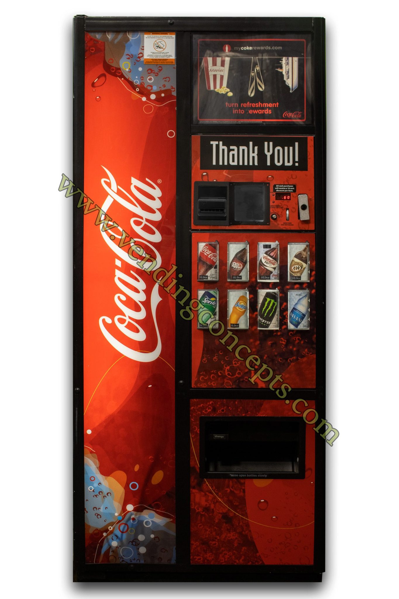 Royal Vendors 804 Chameleon Dasani - Vending Concepts