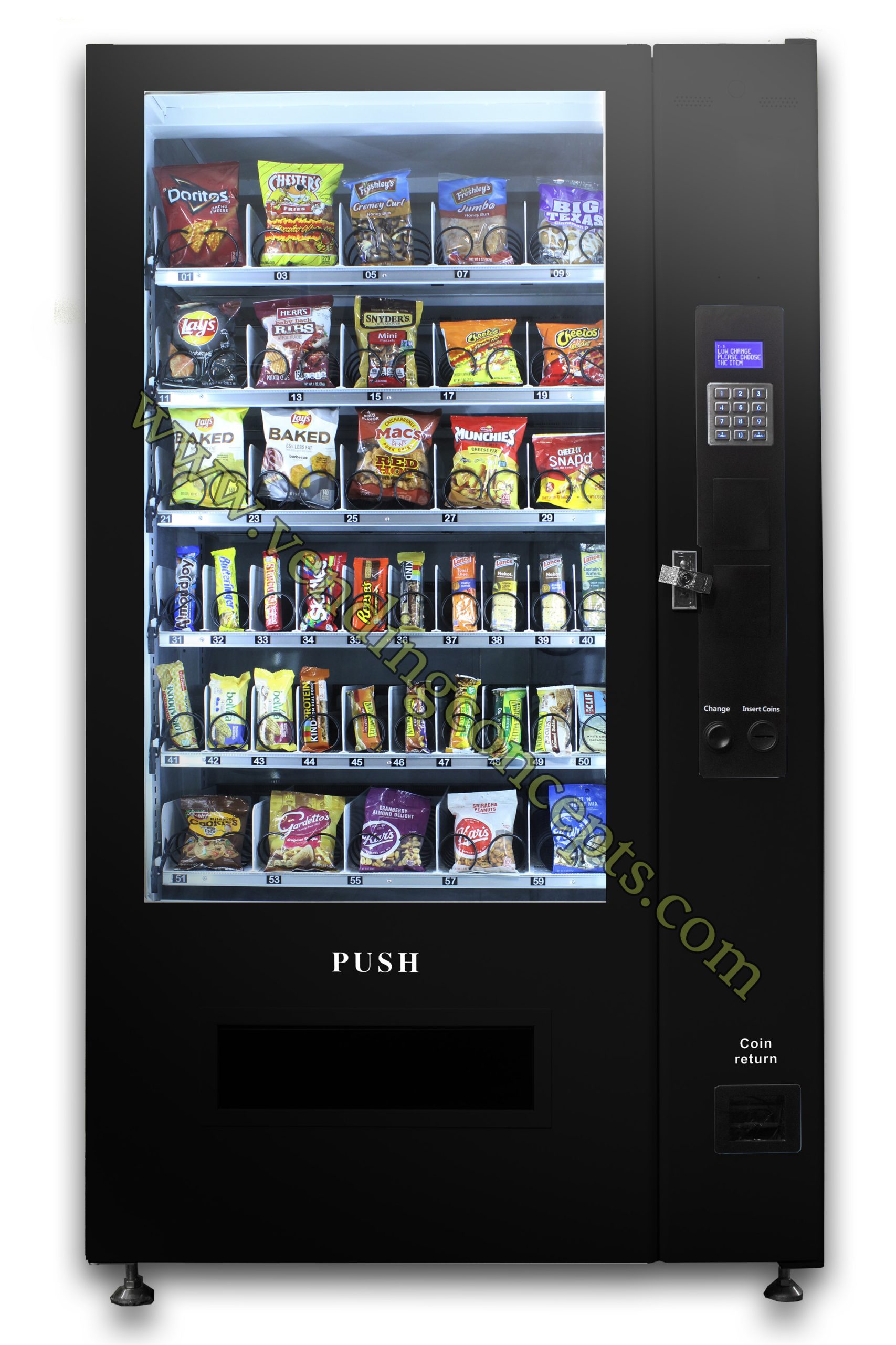 VC 8010-5S Black - Vending Concepts