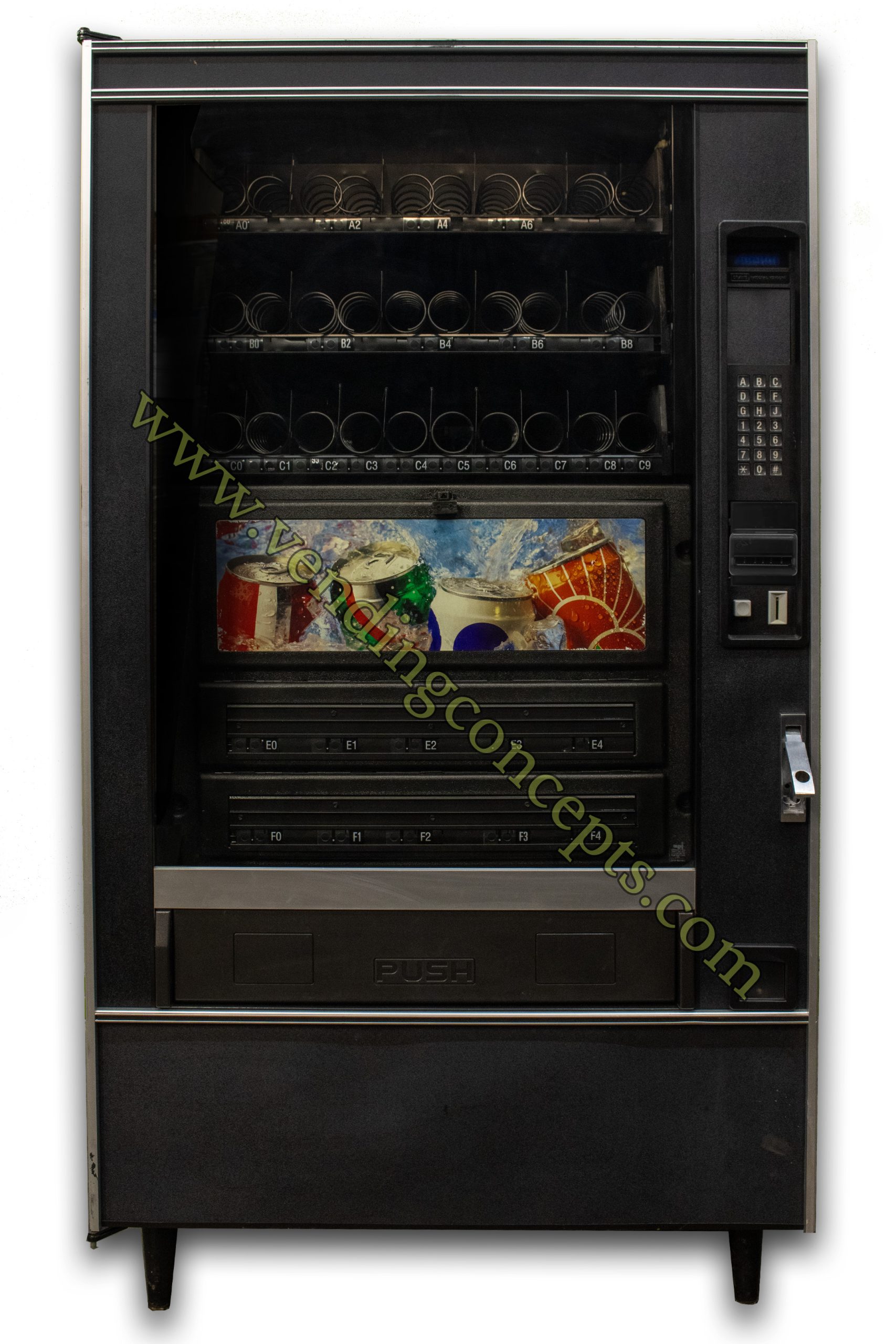Crane National Vendors 797 Black - Vending Concepts