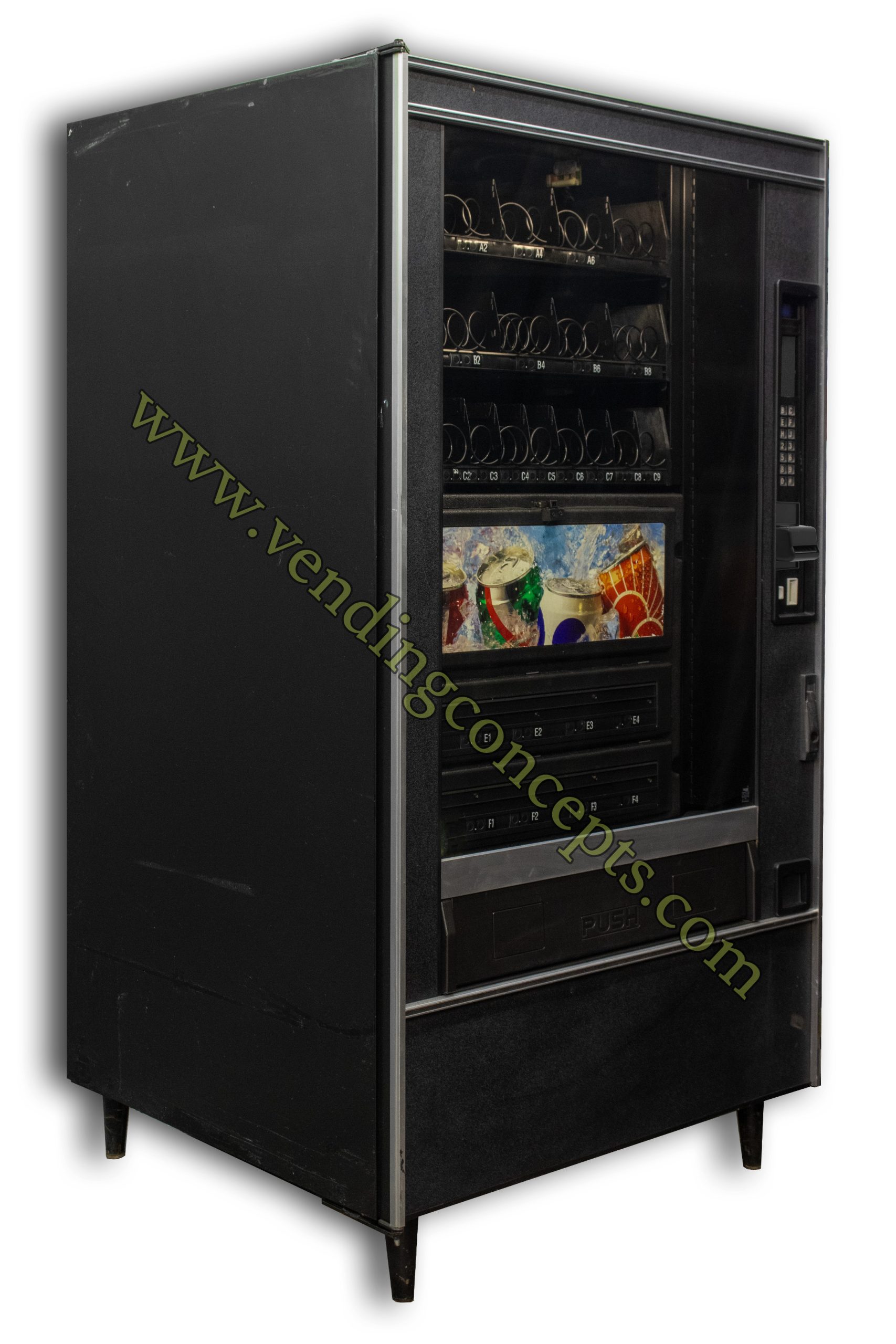 Crane National Vendors 797 Black - Vending Concepts